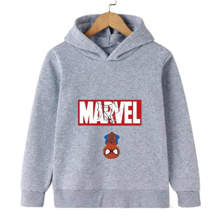 Pull marvel avec Spider-Man suspendu par sa toile - Site univers