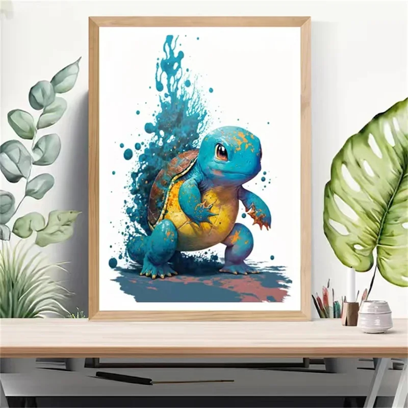 Tableau Pokemon Pikachu Carapuce ou Salamèche en toile moderne - Site ...